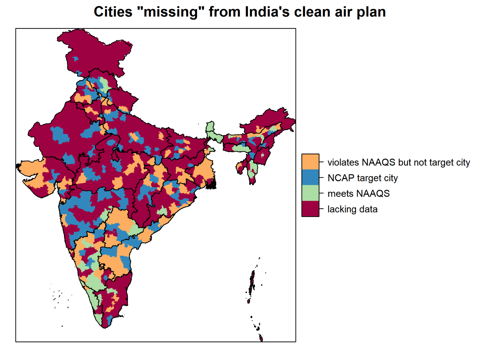 India's airpocalypse is affecting twice as many cities as previously ...
