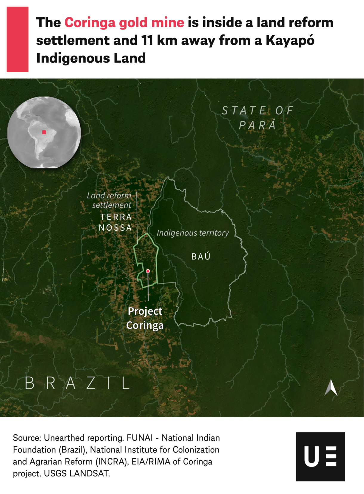 A UK company is mining gold in the Brazilian Amazon on disputed land ...